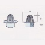 Besstem RWDP UPVC Fitting Domed Roof Outlet Grating • Plumbing Supplier ...