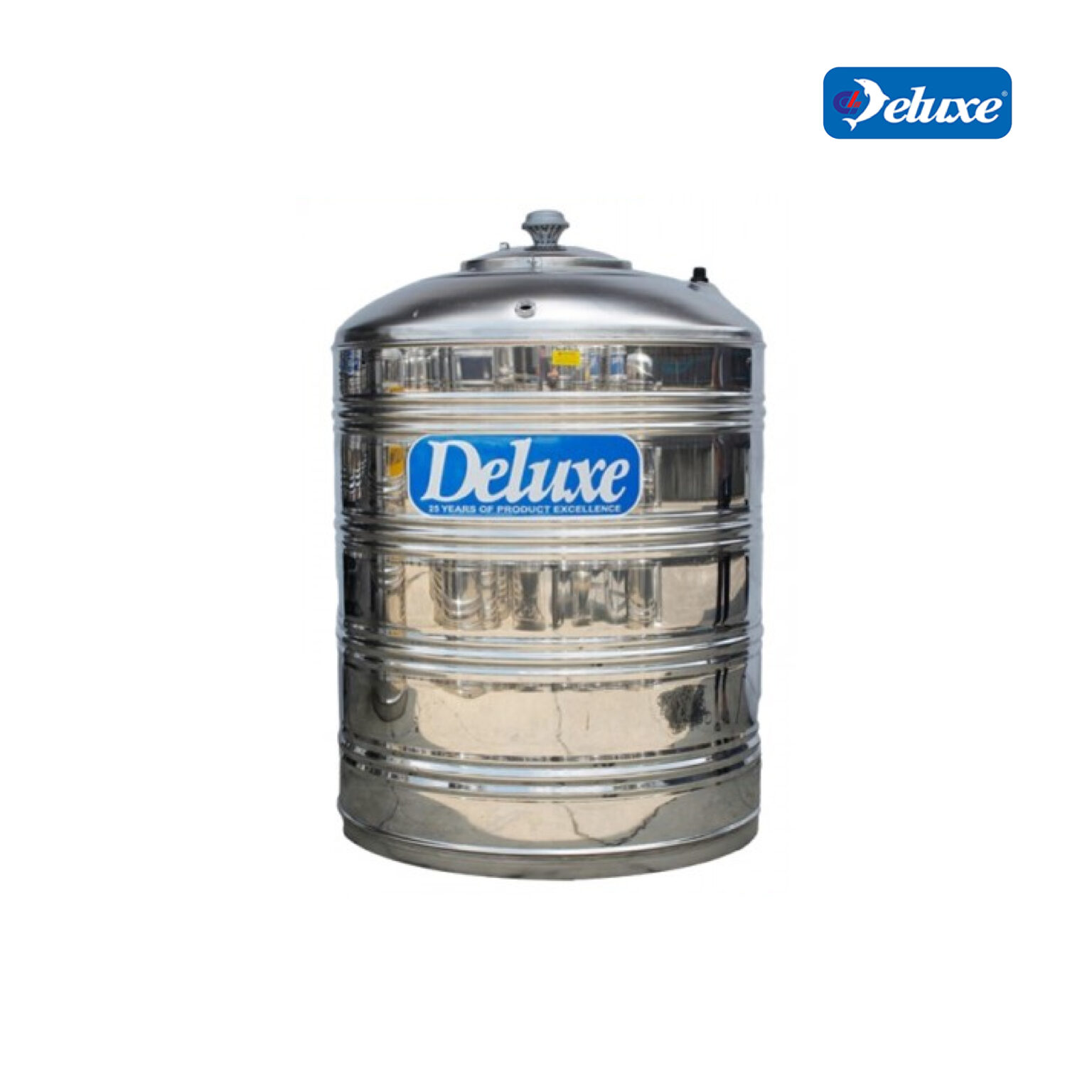 Deluxe 304 Stainless Steel Water Tank Vertical Without Stand Flat ...
