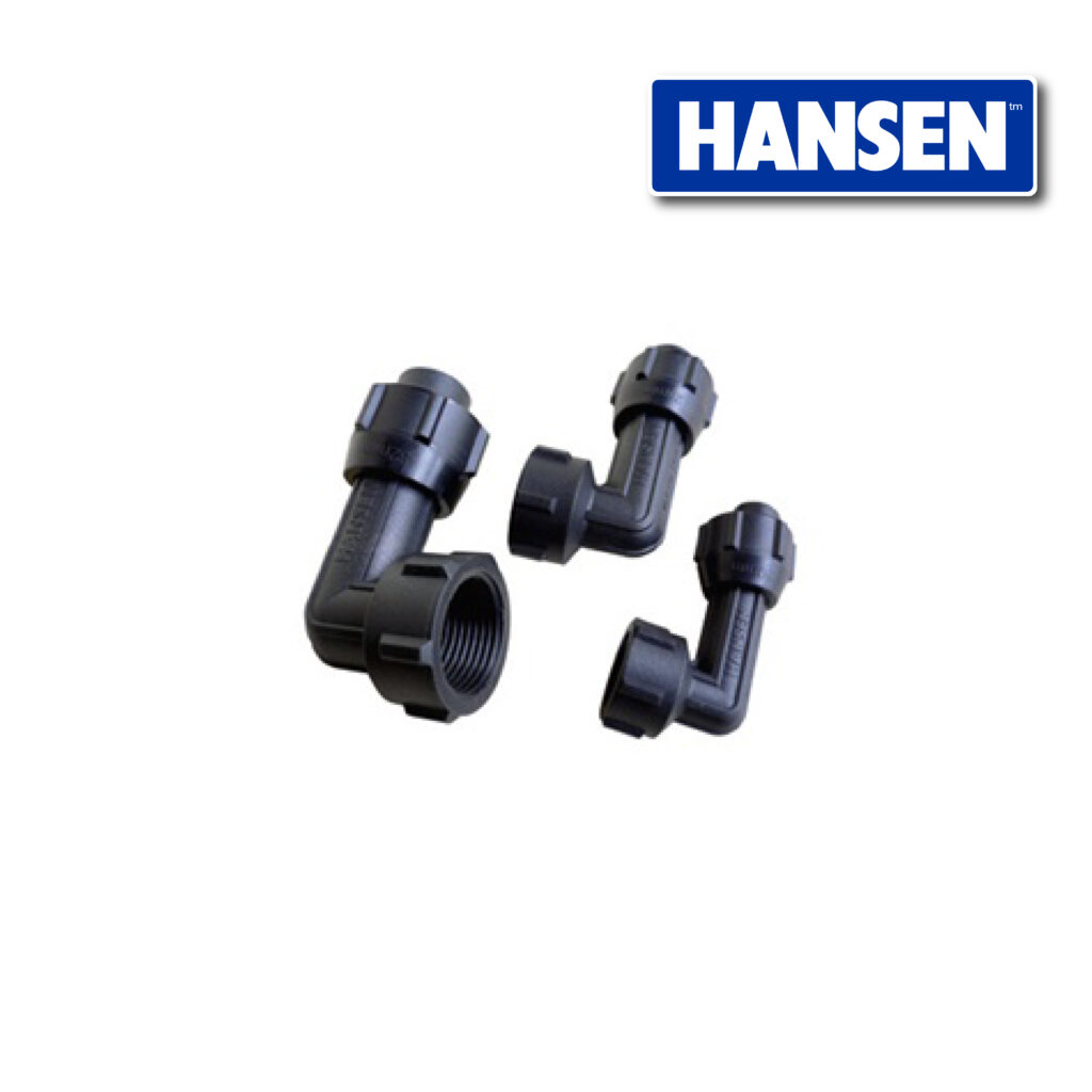 Hansen HDPE Fittings Nylon 6 Series - Female Thread Elbow • Plumbing Supplier Malaysia