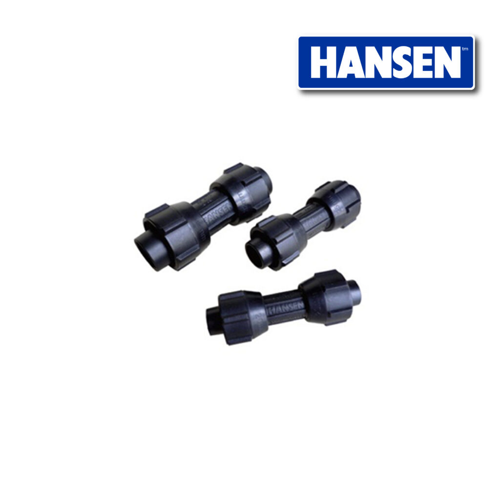 Hansen HDPE Fittings Nylon 6 Series - Straight Coupling • Plumbing ...