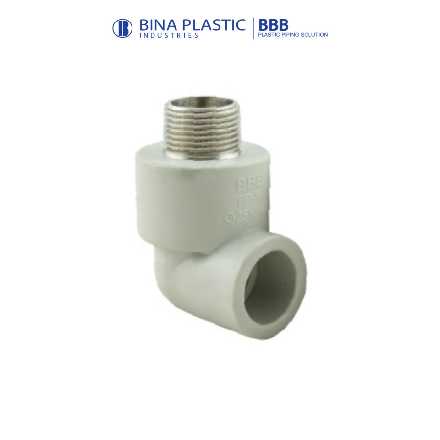 BBB PPR Fitting - Male Thread Elbow • Plumbing Supplier Malaysia