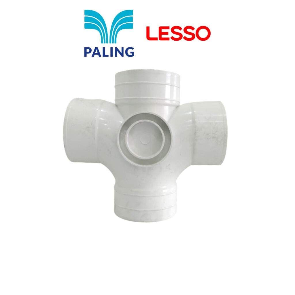 Lesso Paling UPVC SWV Fittings - Swept Double Branch • Plumbing ...