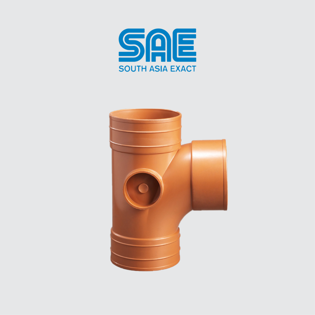 SAE UPVC UNDERGROUND (UG) FITTING - EQUAL SINGLE BRANCH • Plumbing ...